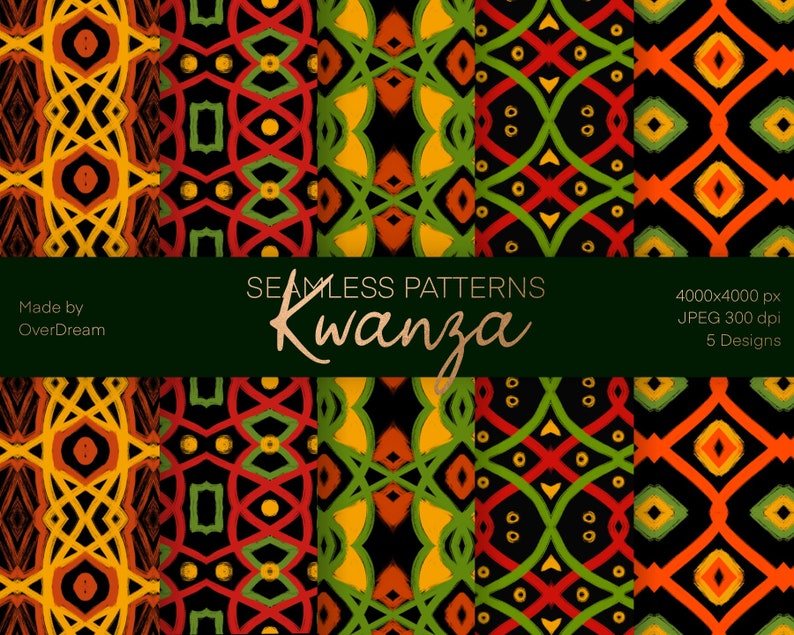 Textile,Fabric Surface Design Texture Pack African Motives Seamless ...