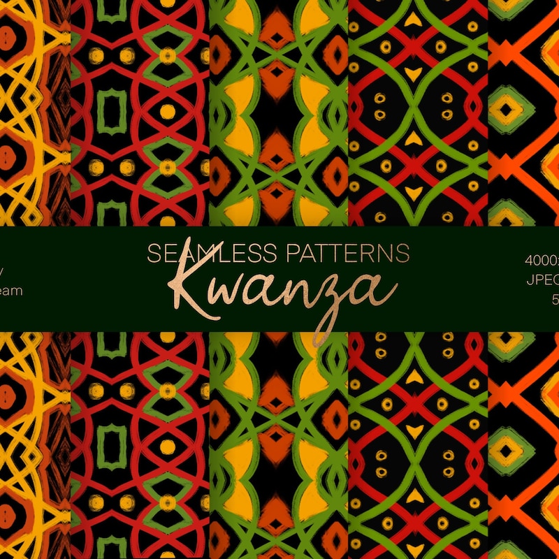 Kwanzaa Fabric - Etsy