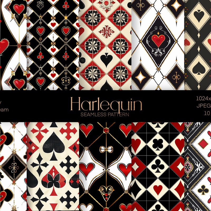 Harlequin Pattern - Etsy