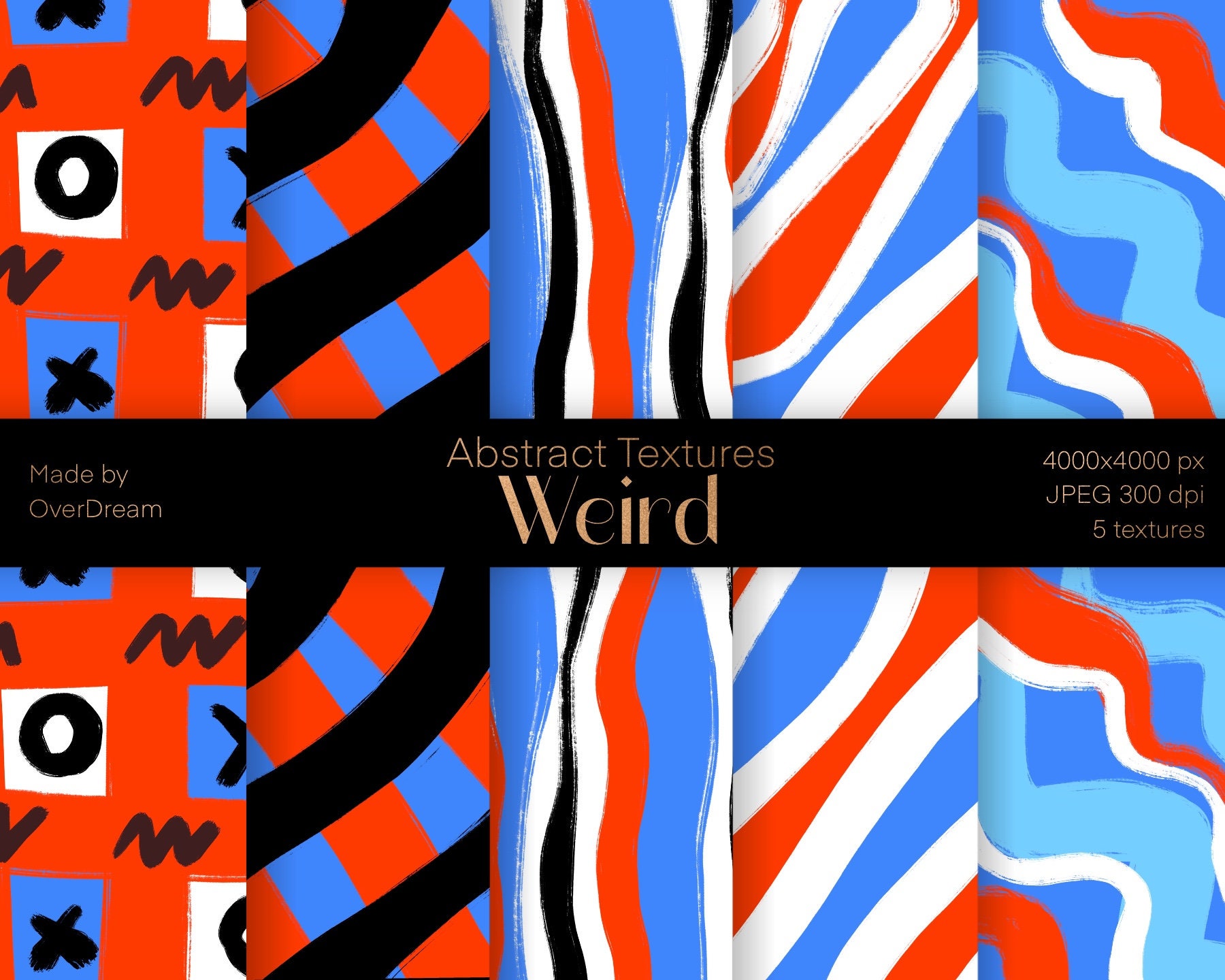 DIGITAL PAPER Texture, Weird Texture Pack, Scrapbooking Craft Supplies ...