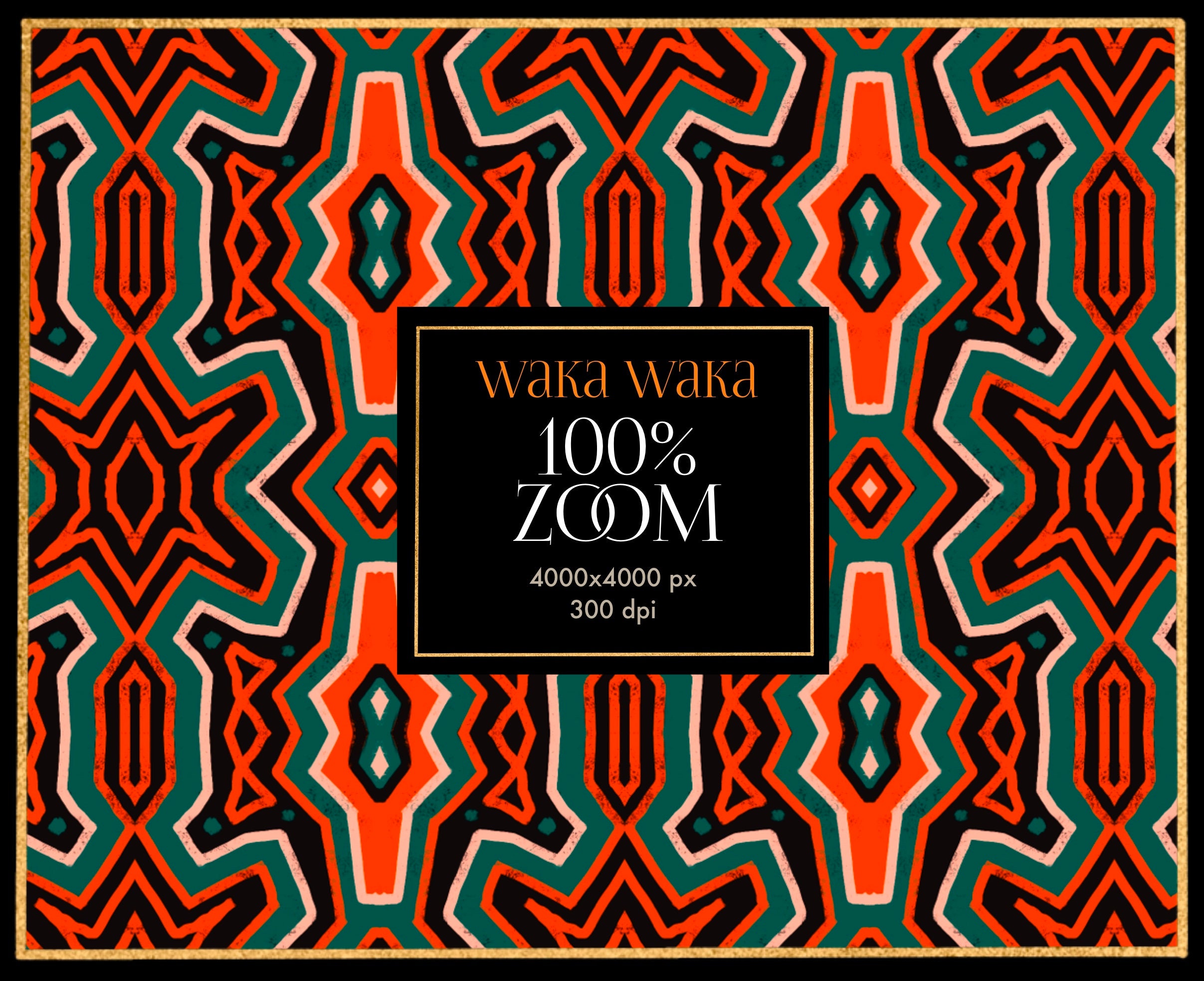 WAKA WAKA Seamless Pattern Set, Texture Pack, Printable Wrapping Paper ...