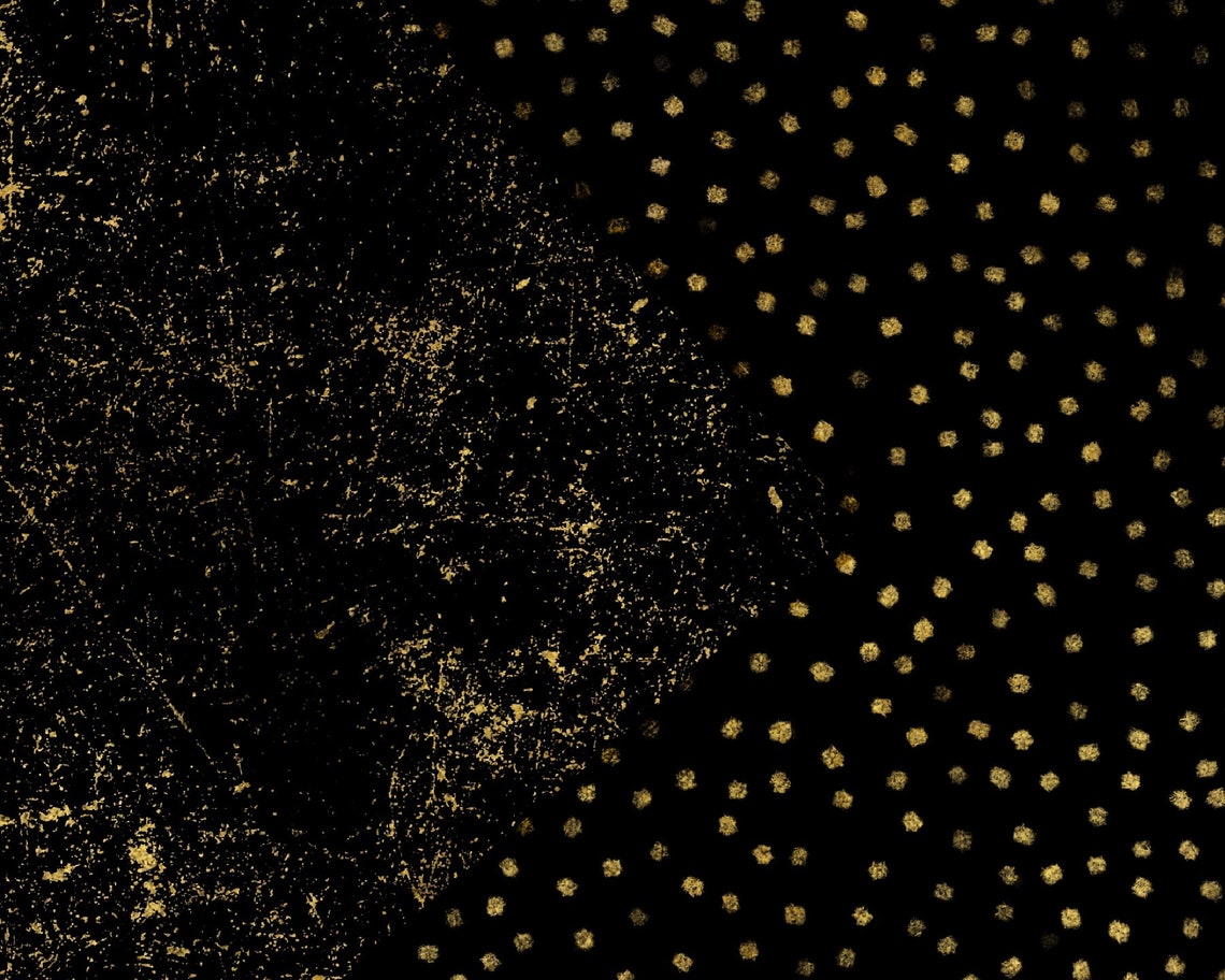 DIGITAL PAPER Bundle, Black and Gold Texture Pack, Scrapbooking Craft ...
