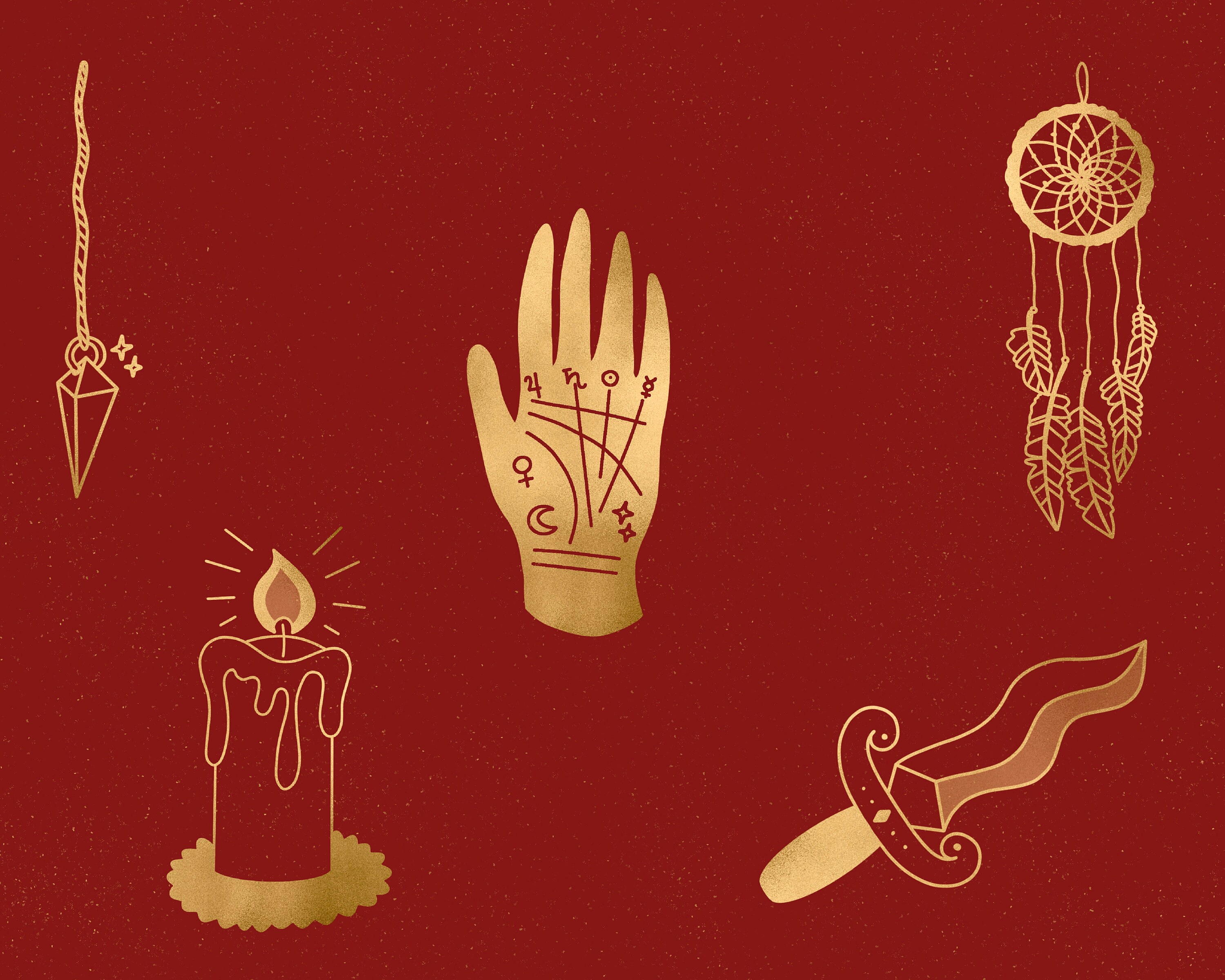 Witchy Stuff Clipart Wizard Hands Magic School Astrology - Etsy