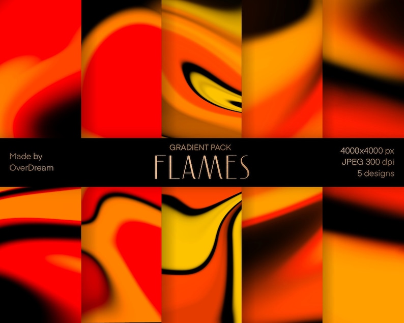 FLAMES, Fire Textures Pack, Fire Background Texture, Scrapbooking Craft ...
