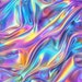 Hologram Digital Paper, Holographic Seamless Pattern, Paper Pack ...