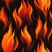 Flames Digital Paper, Fire Seamless Pattern, Colorful Paper Pack, Flame ...