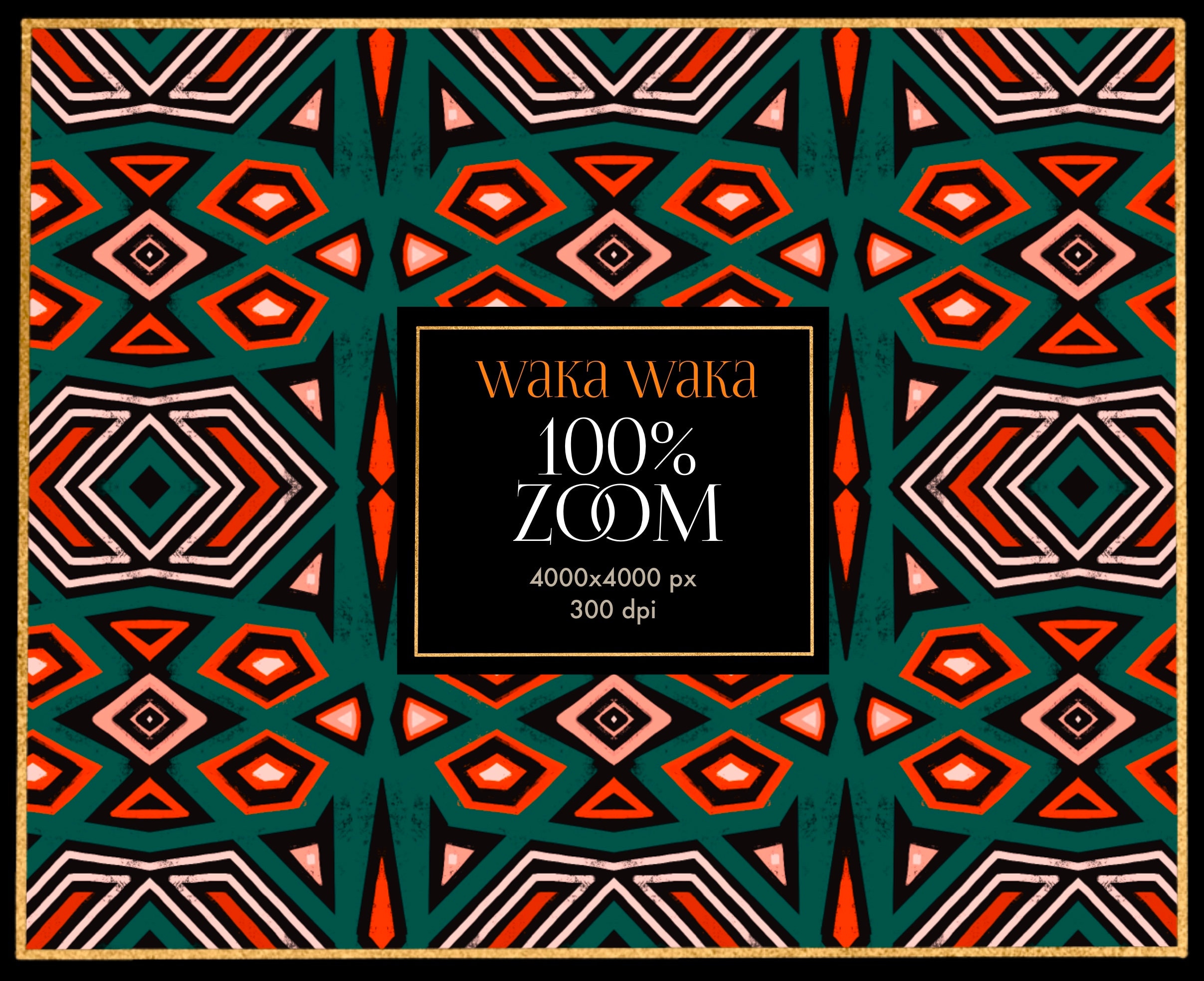 WAKA WAKA Seamless Pattern Set, Texture Pack, Printable Wrapping Paper ...