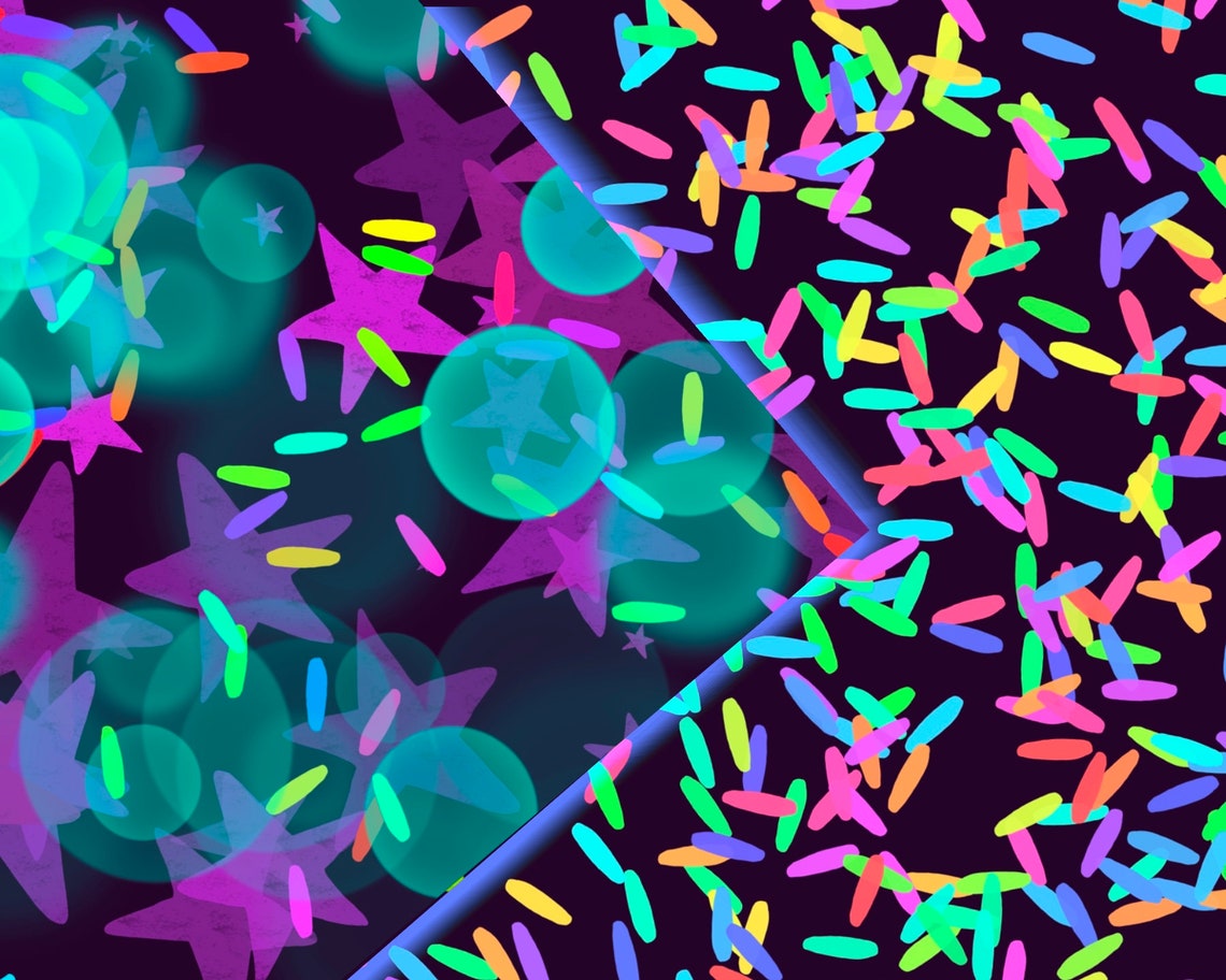 DIGITAL PAPER Bundle, Party Texture Pack, Scrapbooking Craft Supplies ...