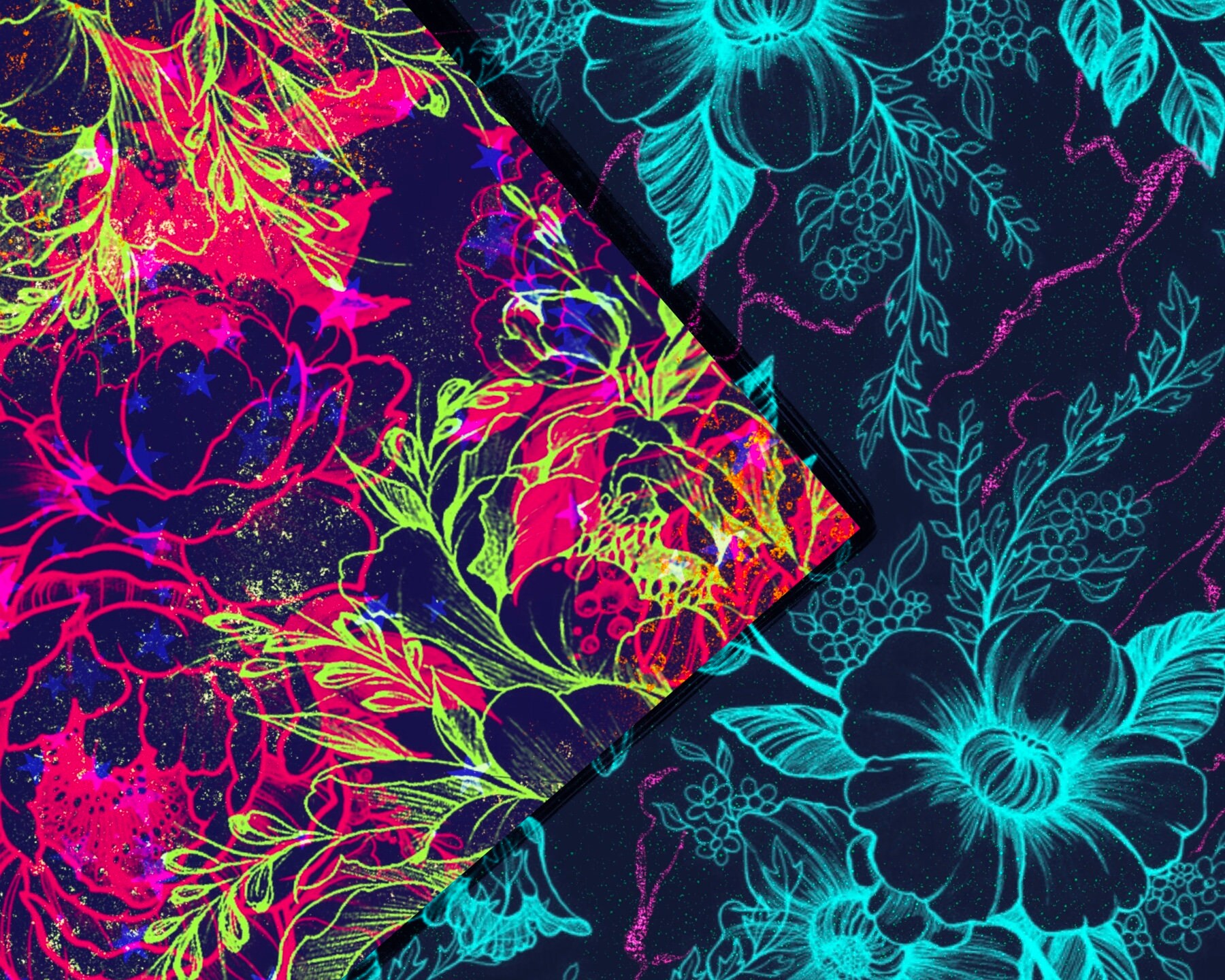 DIGITAL PAPER Bundle, Jungle Texture Pack, Scrapbooking Craft Supplies ...