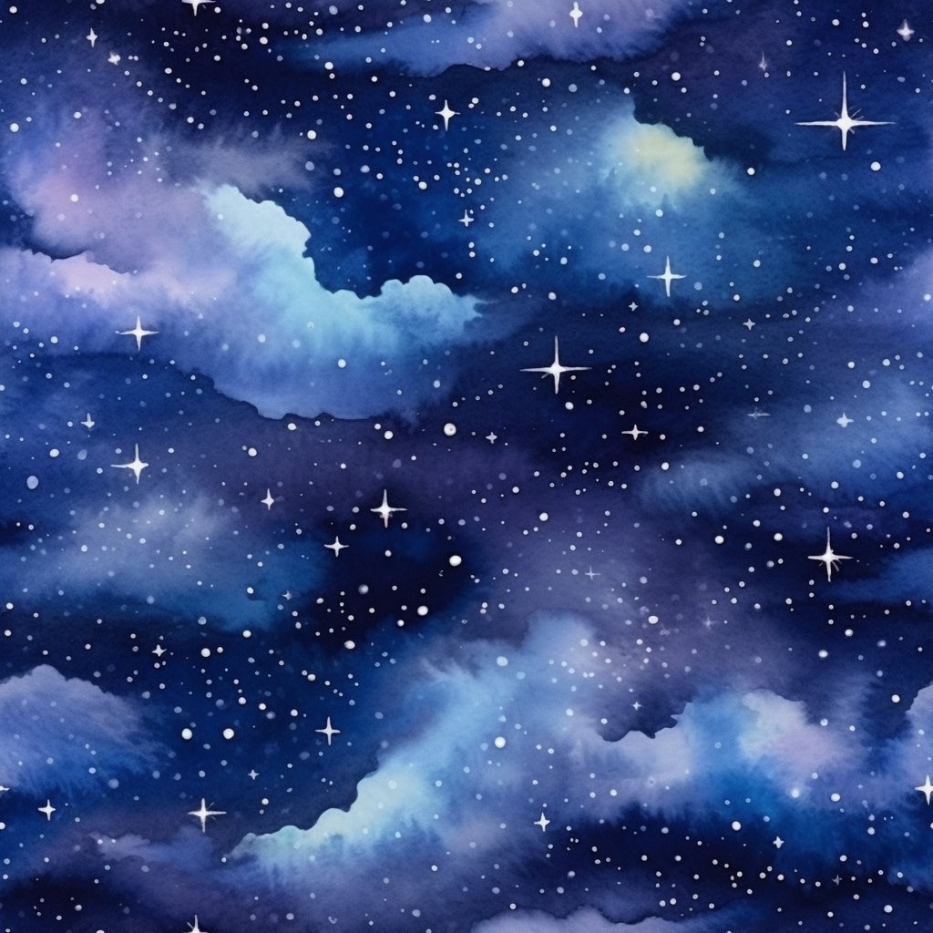 Vanilla Sky Seamless Pattern Printable Wrapping Paper Space - Etsy