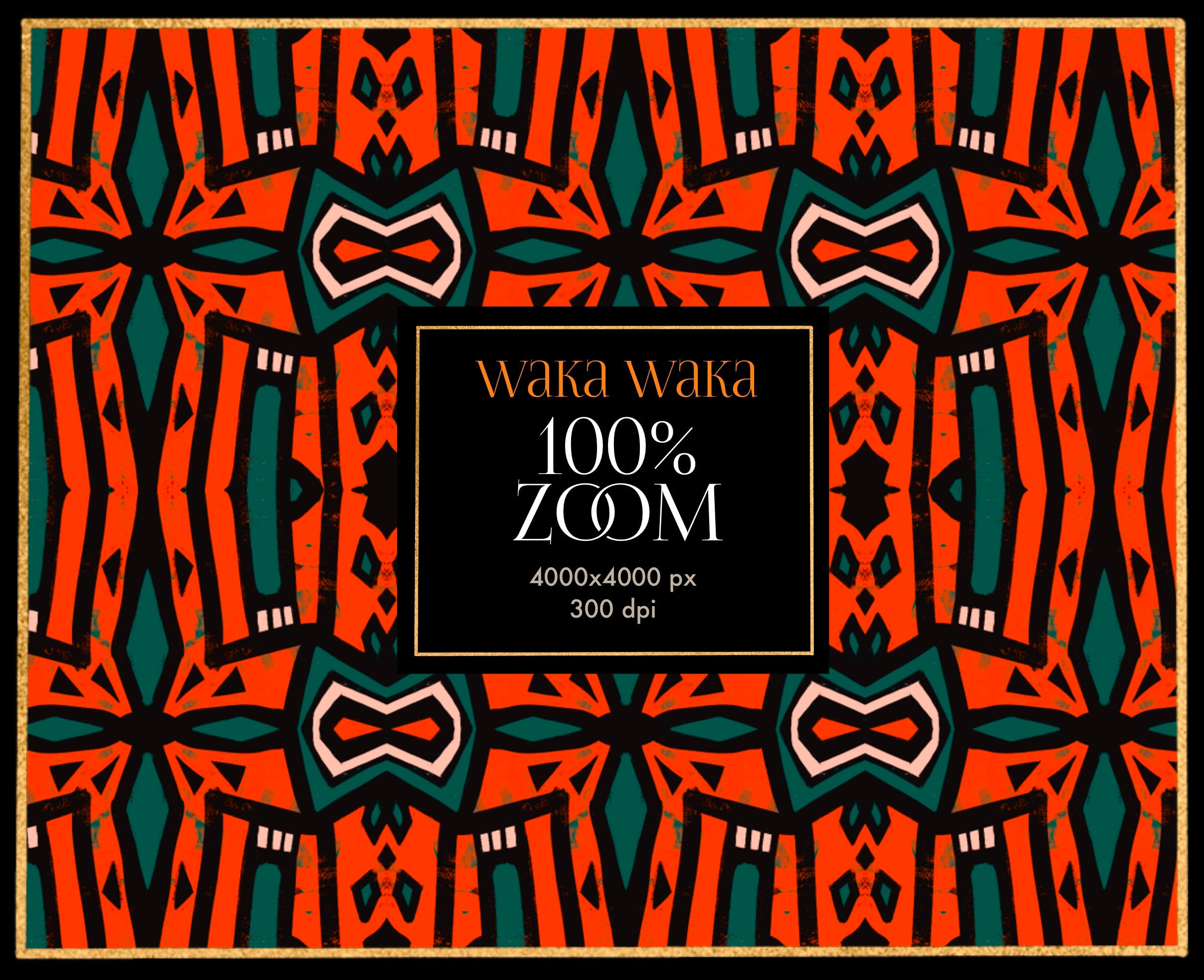 WAKA WAKA Seamless Pattern Set, Texture Pack, Printable Wrapping Paper ...