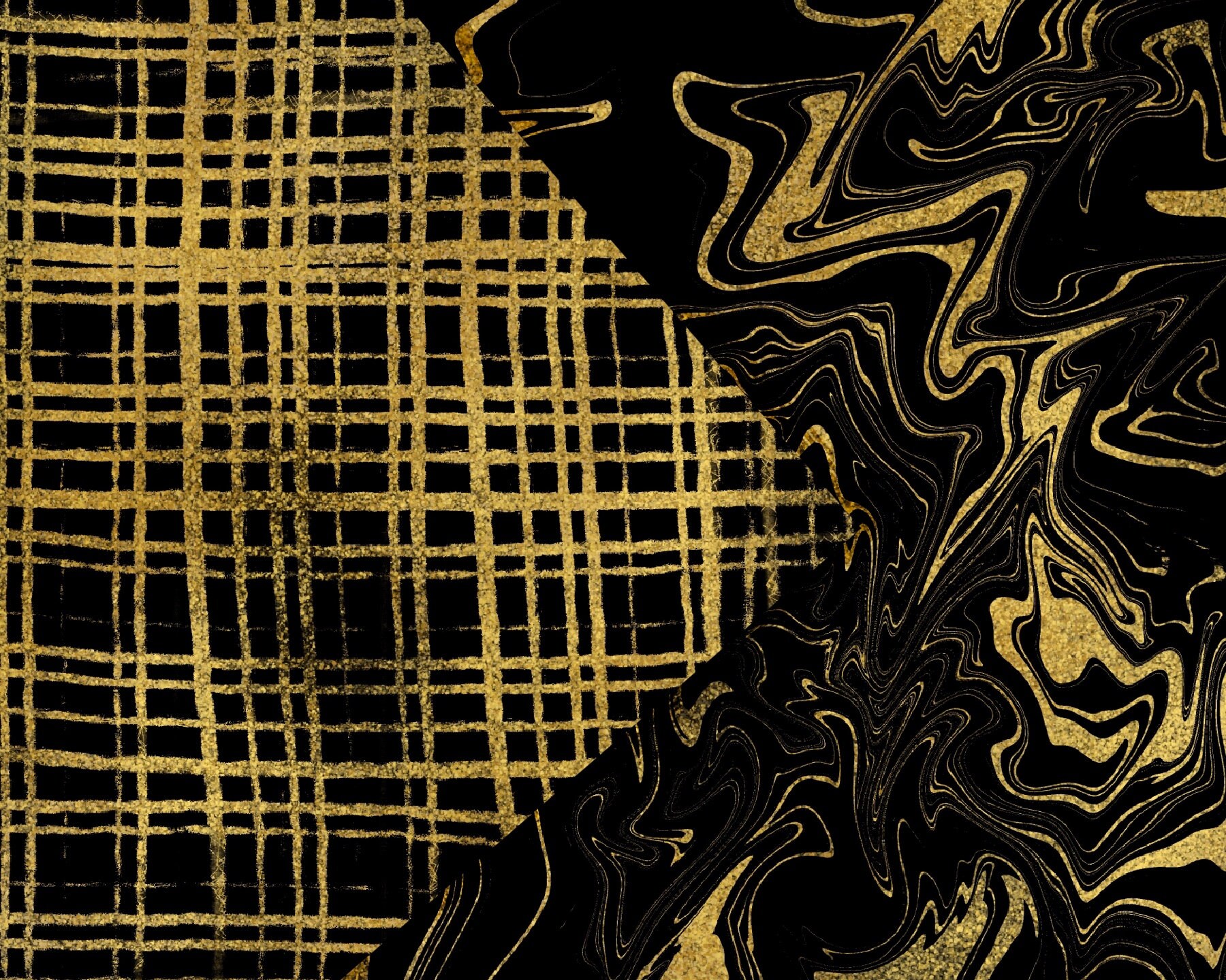 DIGITAL PAPER Bundle, Black and Gold Texture Pack, Scrapbooking Craft ...