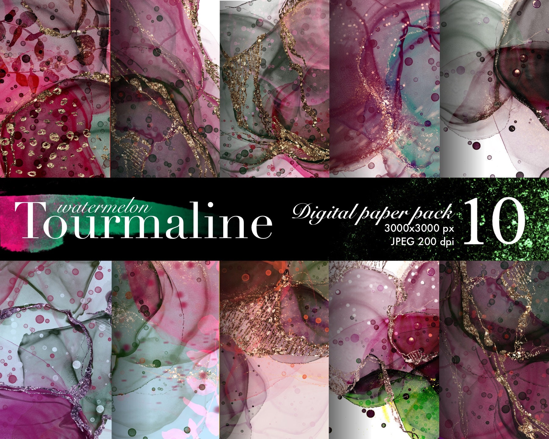 DIGITAL PAPER Bundle, Texture Pack, Scrapbooking Craft Supplies, Rock ...