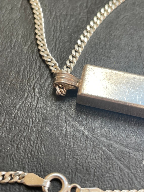 Classic 1977 Silver jubilee ingot & chain - Gem