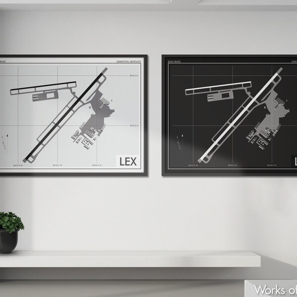 Lexington Map Art - Etsy