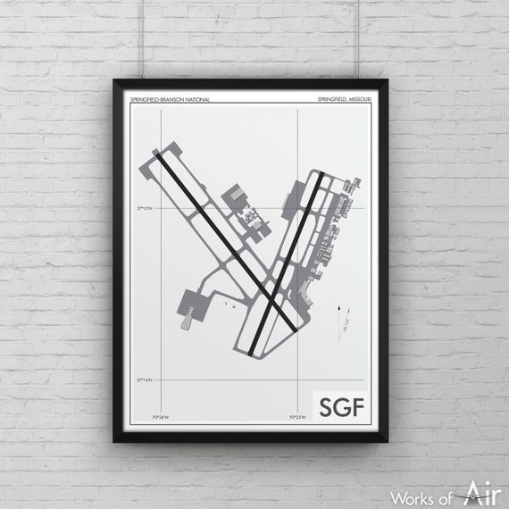 Map Of Springfield Mo Airport