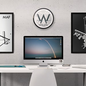 Midland International Air and Space Port Art Print, MAF Airport Map ...