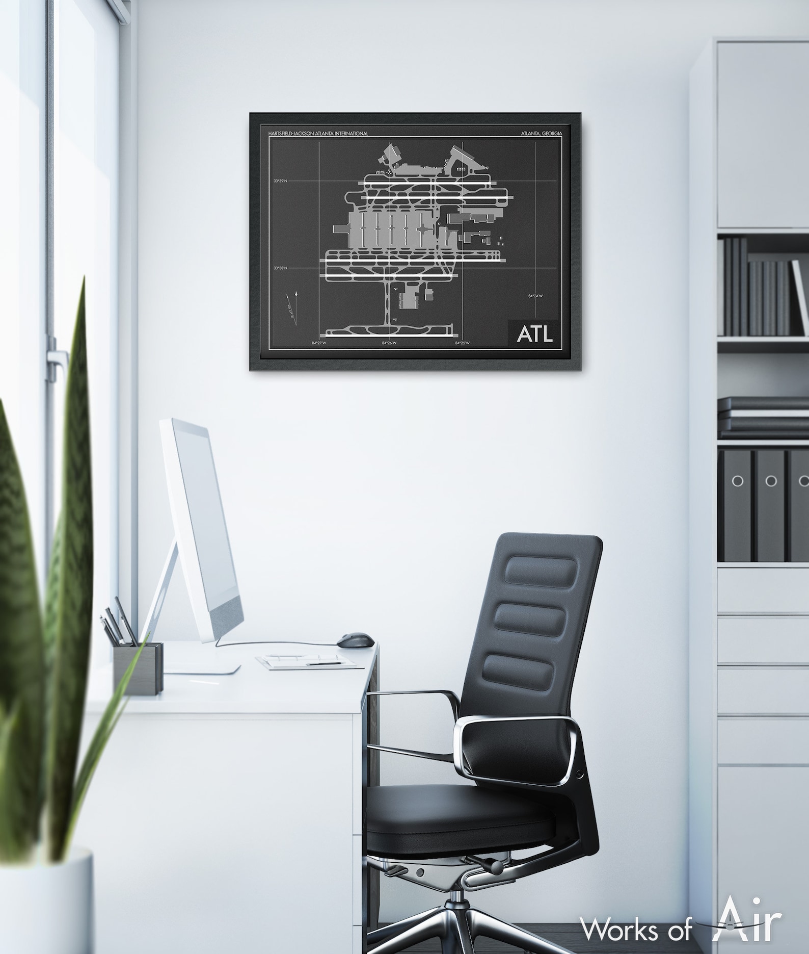 Hartsfield Jackson Atlanta International Airport Art Print - Etsy