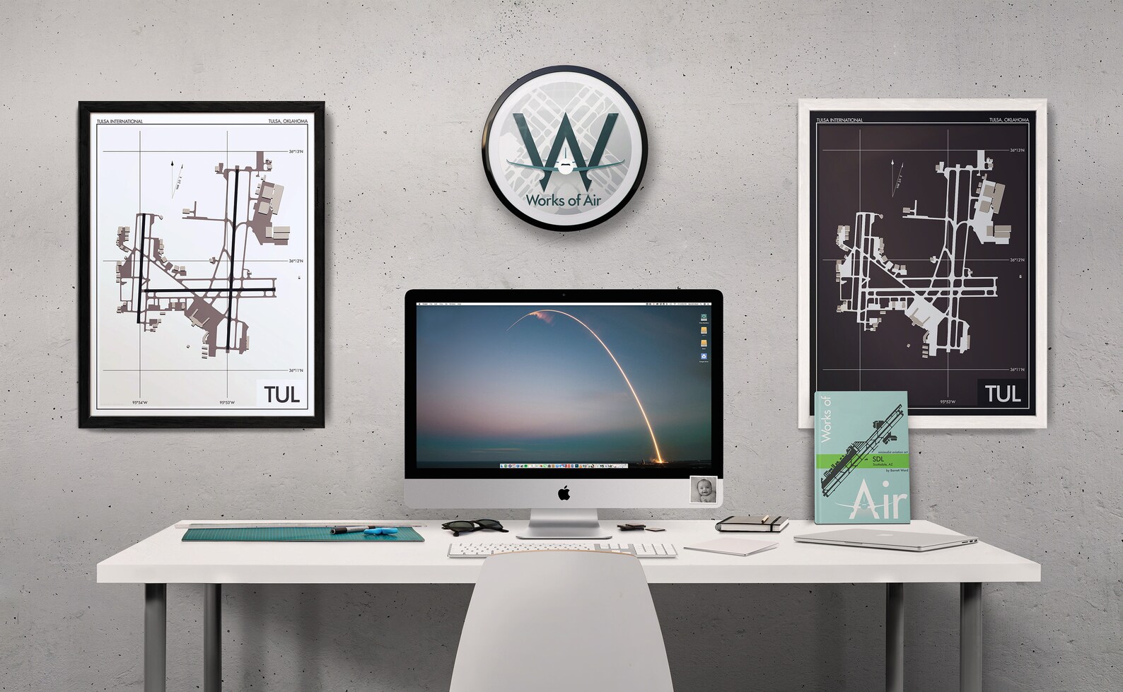 Tulsa International Airport Art Print TUL Airport Map Poster - Etsy