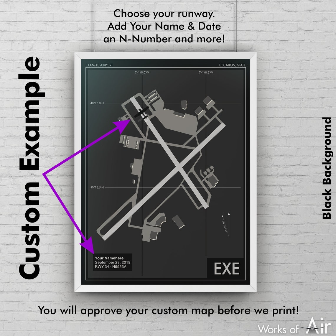Stapleton International Airport Art Print DEN Airport Map | Etsy