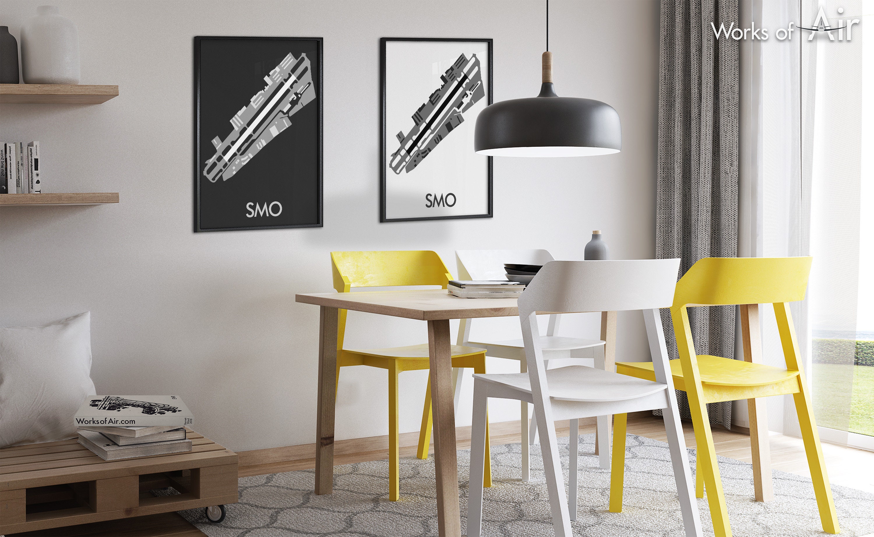 Santa Monica Airport Minimal Art Print SMO Airport Map - Etsy