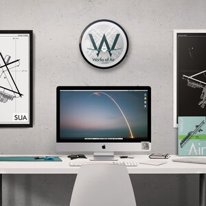 Witham Field Art Print, SUA Airport Map Poster, Aviation Decor, Stuart ...