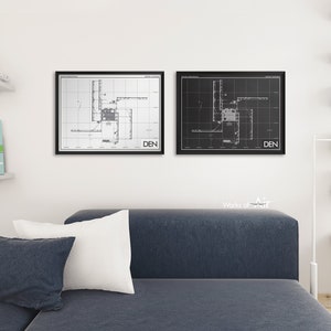 Denver International Airport Art Print, DEN Airport Map Poster ...