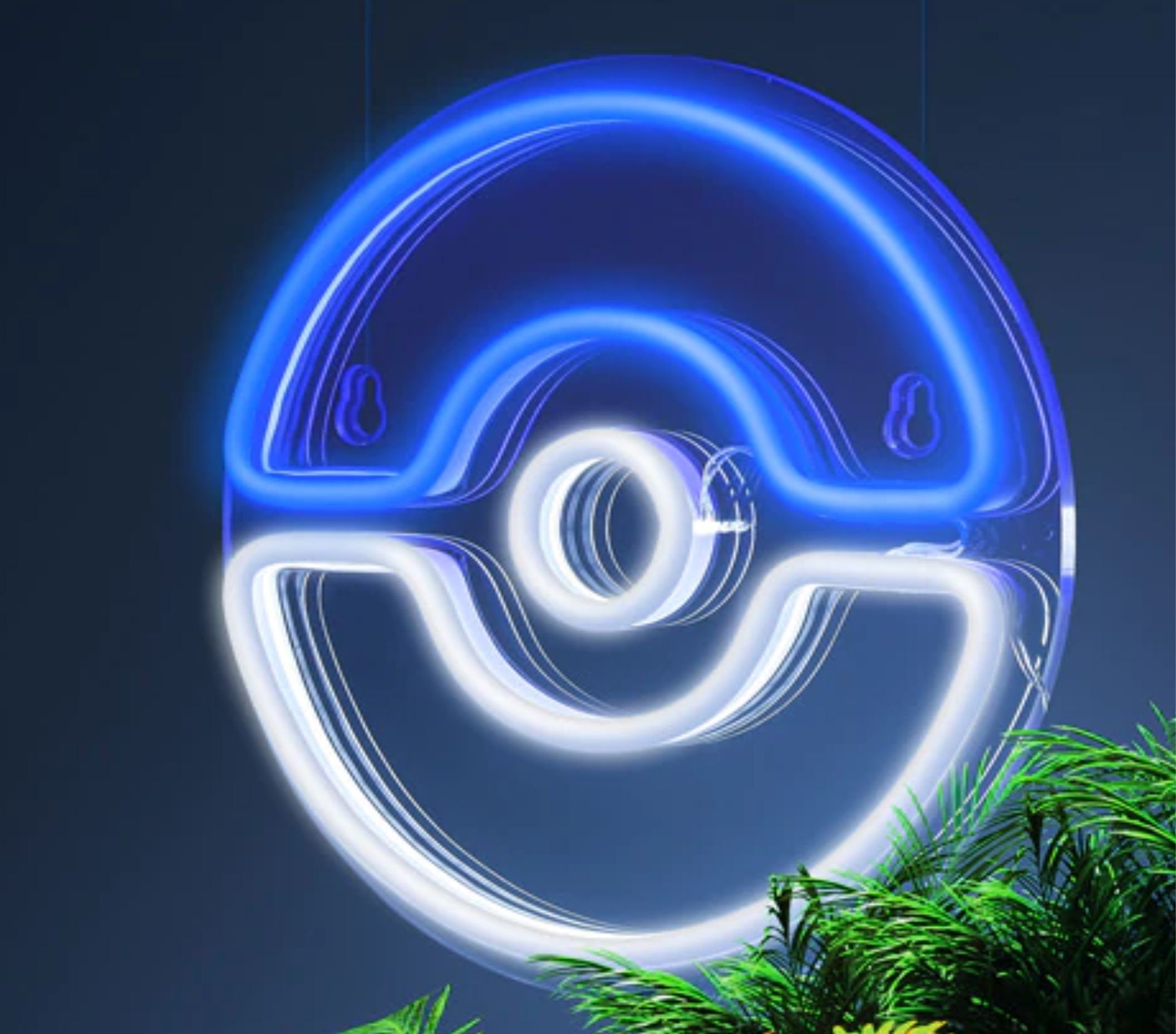 Blue Pokeball Background