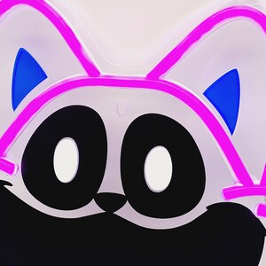 Catnap Neon Sign, Horror Video Game Fan Gift, Poppy Playtime Monster ...