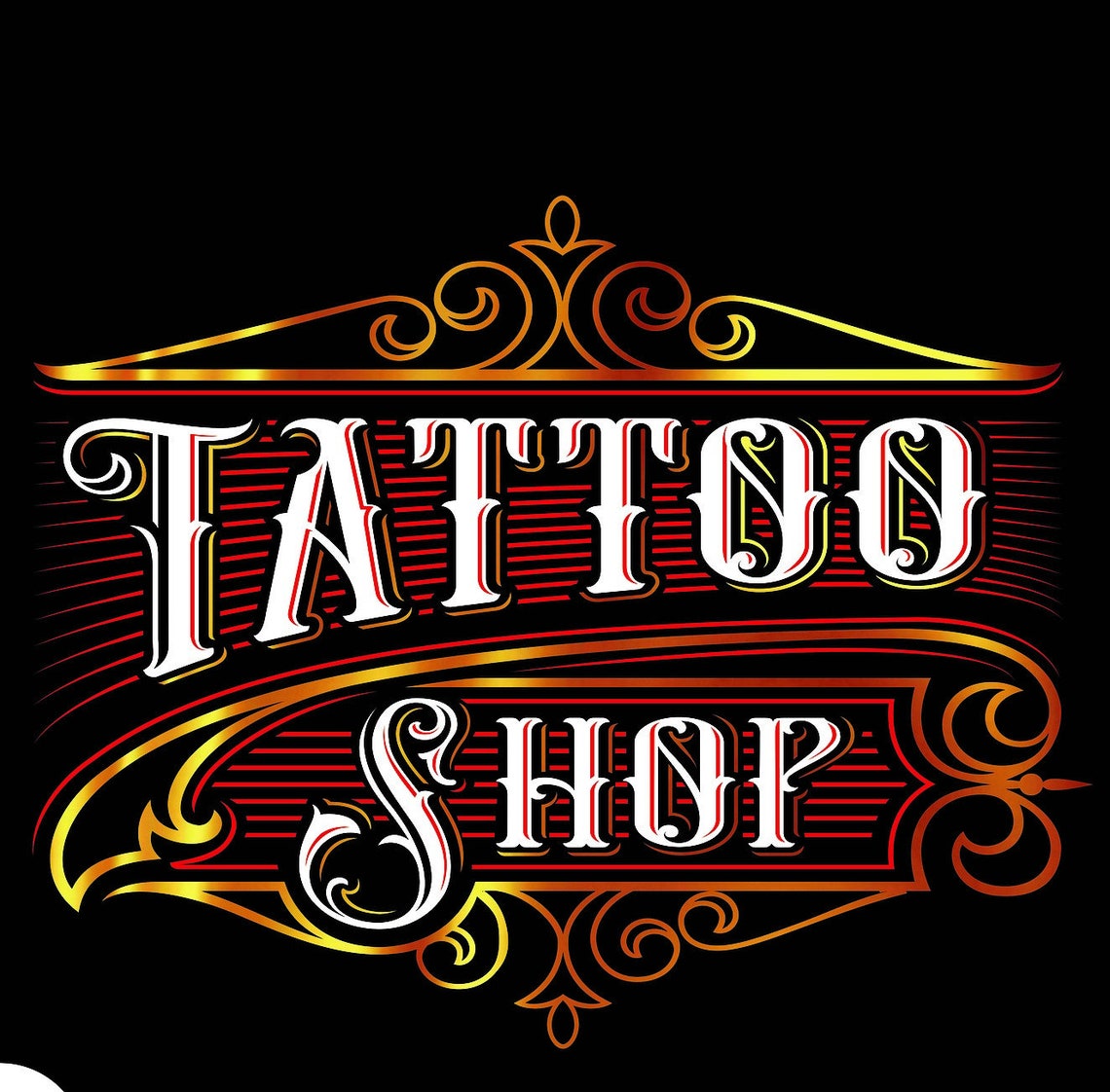 Tattoo Shop Window Sticker Sign Wall Decals Vinyl Art - Etsy UK