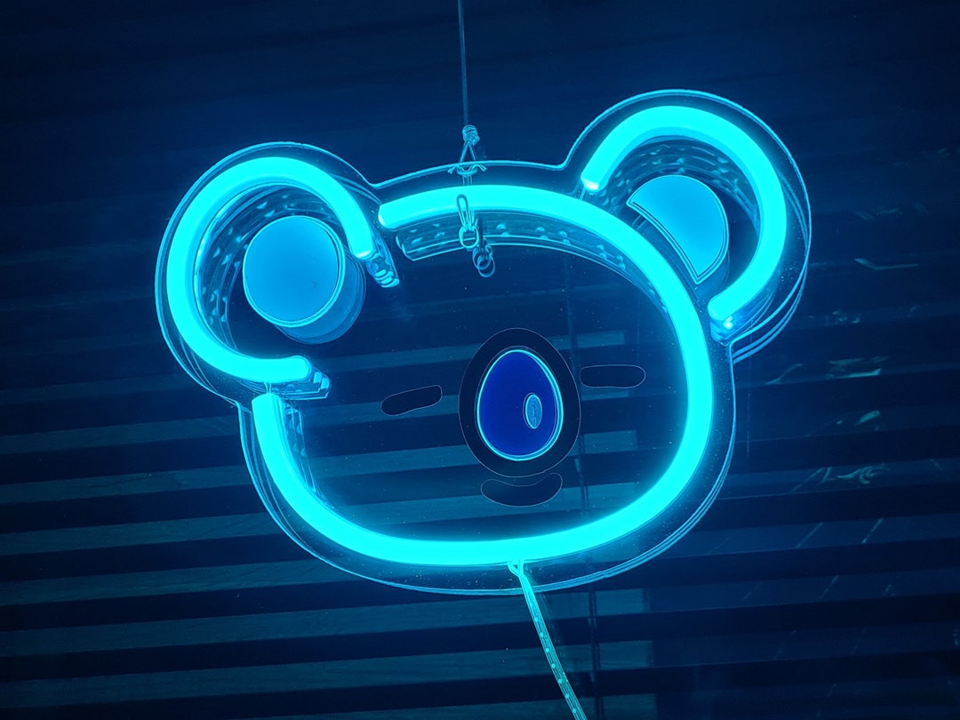 Neon Sign for BTS Fans Neon Sign for K-pop Fans BT21 Koya Illuminated ...