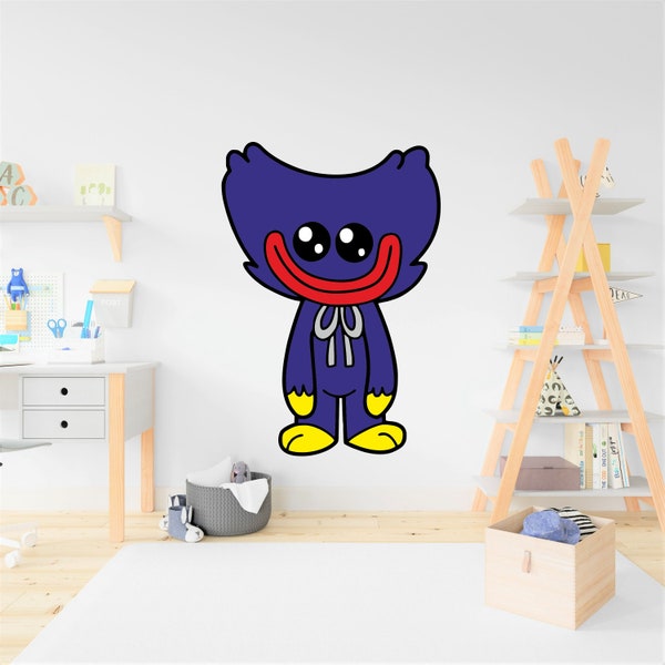 Huggy Wuggy Wall Sticker - Etsy