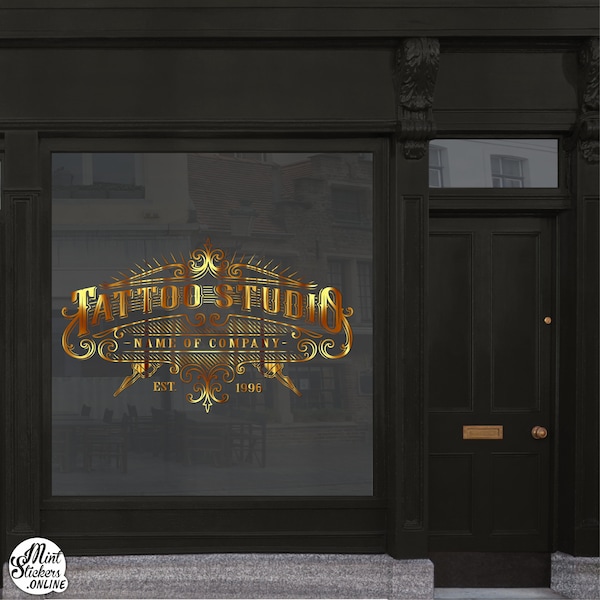 Vintage Window Decal - Etsy