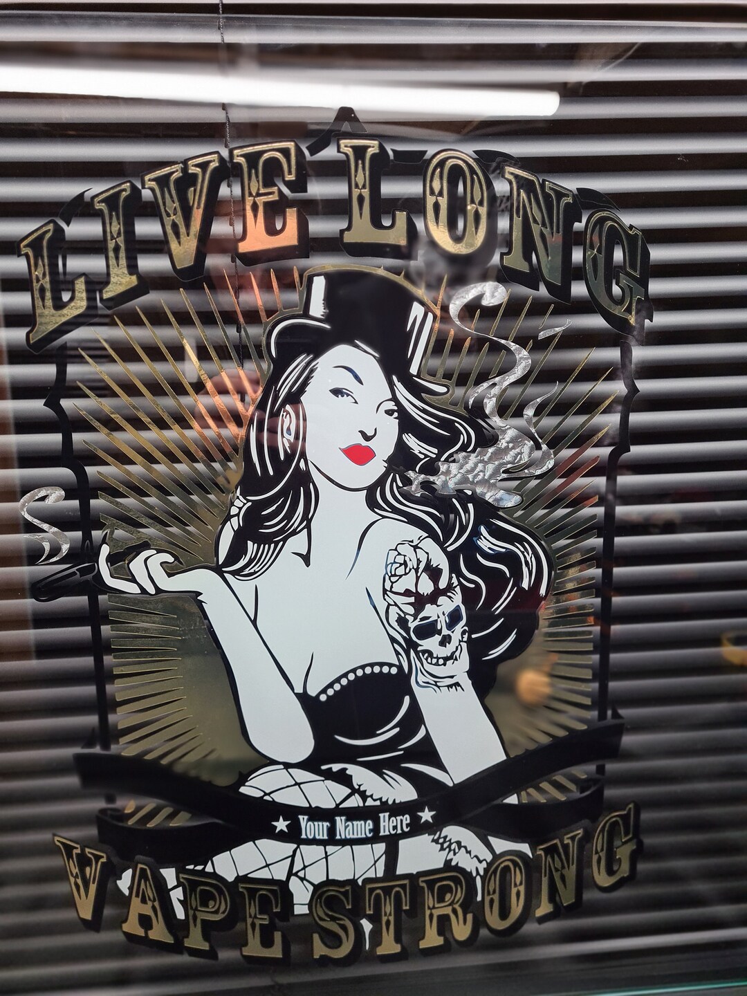 Tattoo Shop Window Sticker, Shop Signs Advertising, Wall Art Sign ...