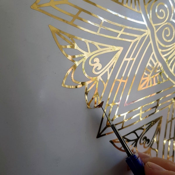 Mandala Wall Decal - Etsy