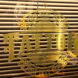 Tattoo Art Decals, Tattoo Shop Window Stickers, Custom Tattoo Window ...