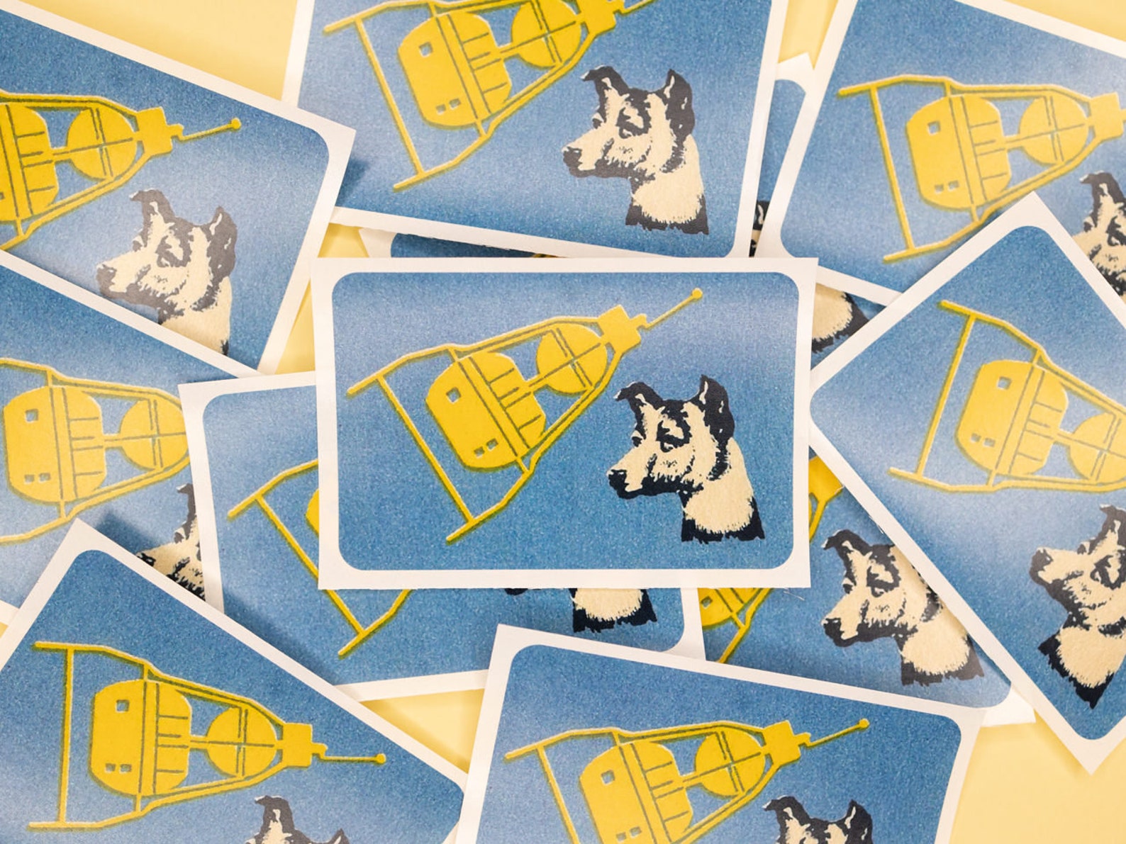 Laika Sticker - Etsy