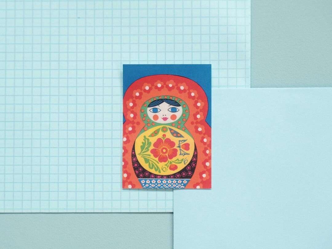 Matryoshka Sticker - Etsy