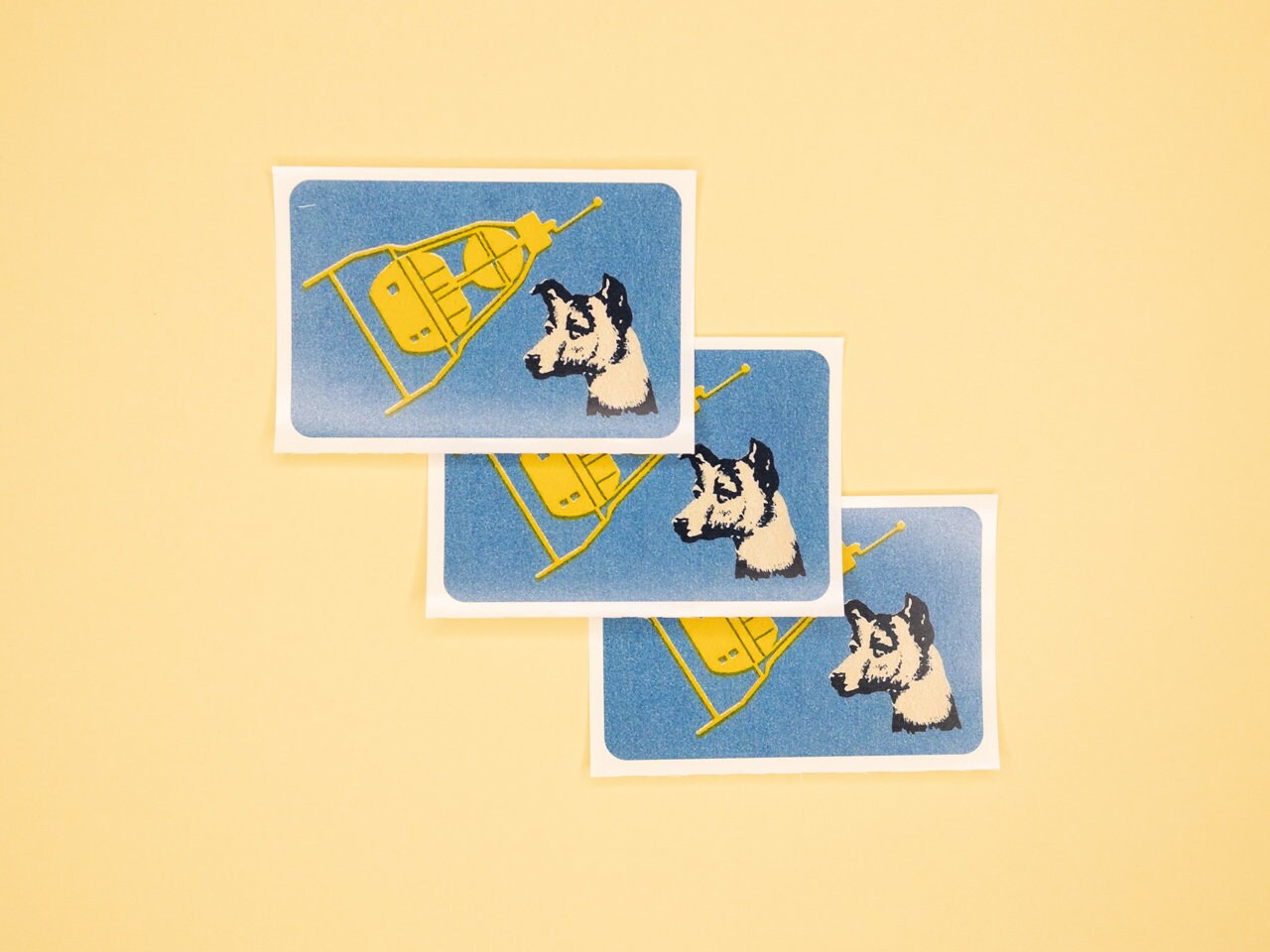 Laika Sticker - Etsy