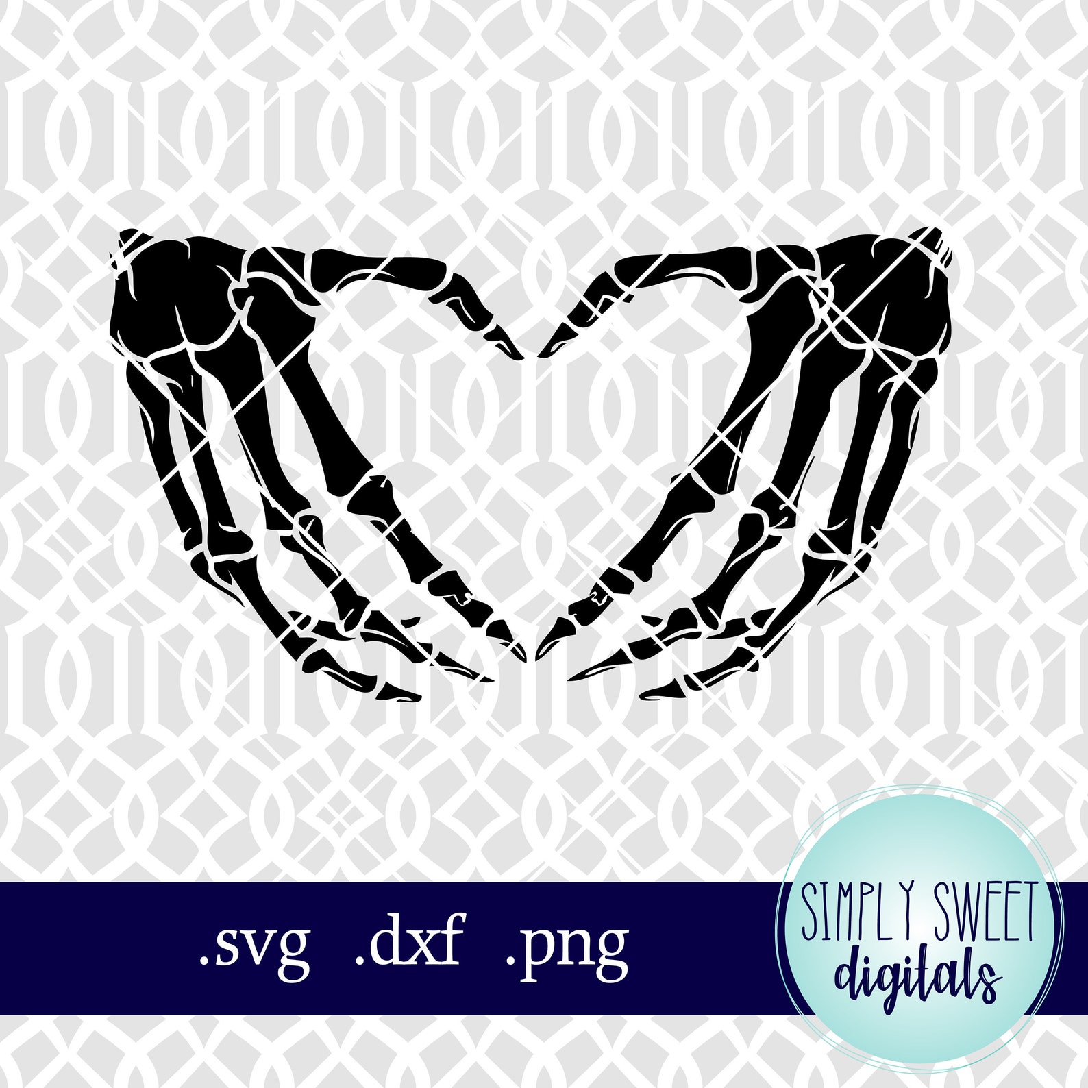 Skeleton Heart Hands Skeleton Svg Skeleton Cut File Etsy