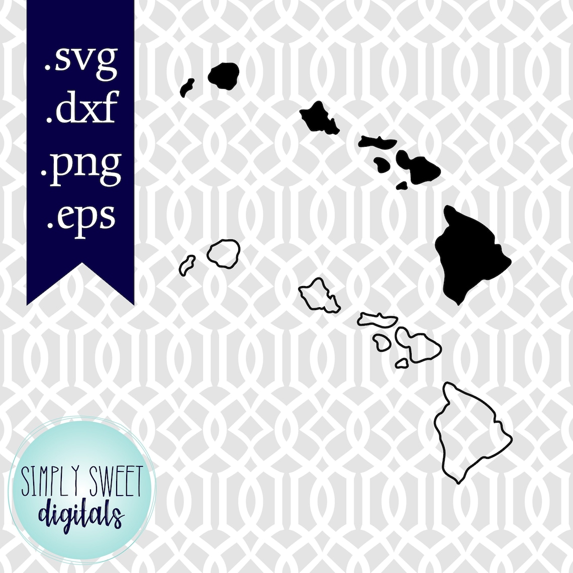 Hawaii State Outline Hawaii State of Hawaii Svg Hawaii Cut - Etsy
