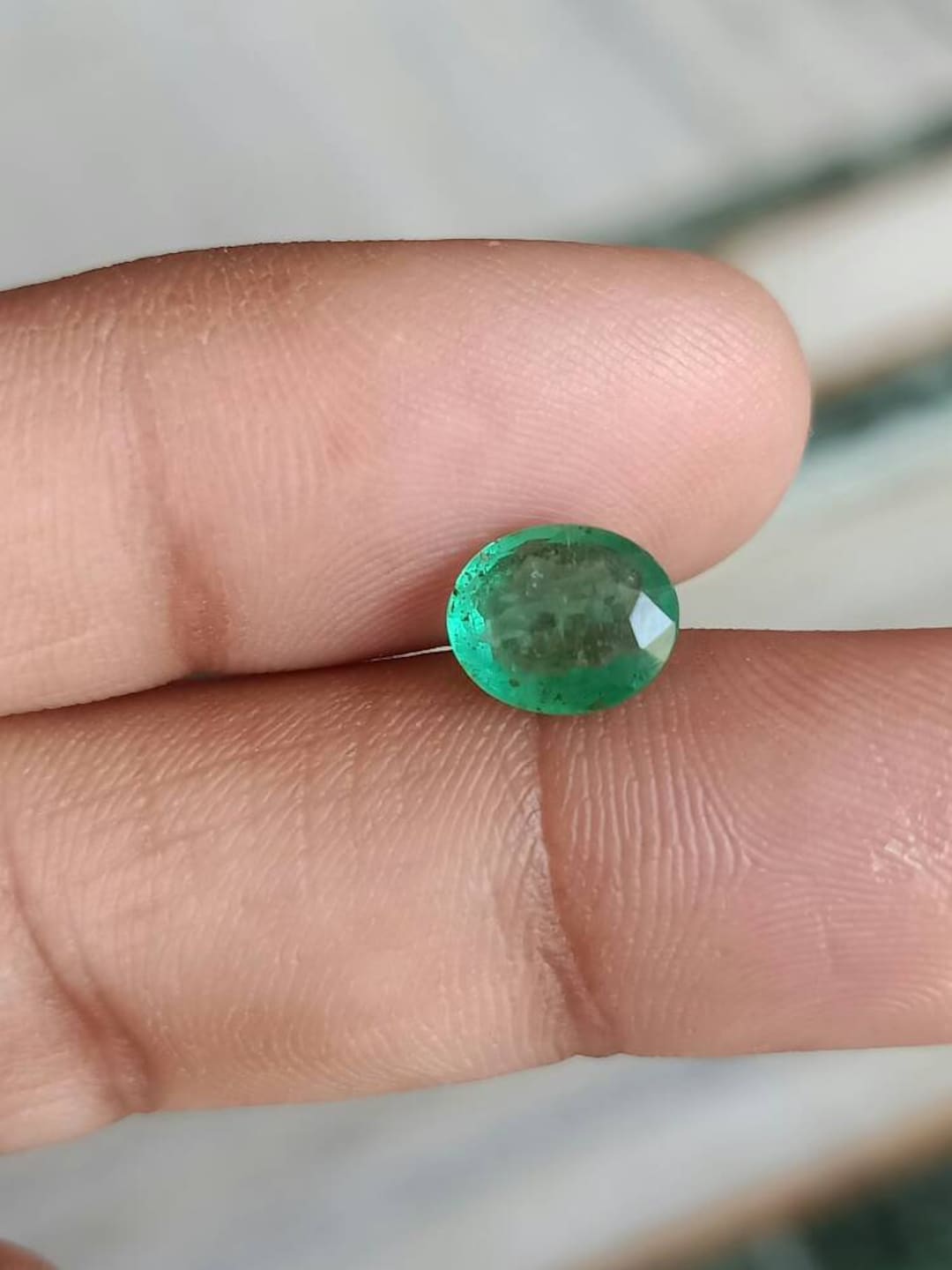 1.50ct Natürlicher Smaragd für Ringe / Smaragd Schliffstein / - Etsy.de