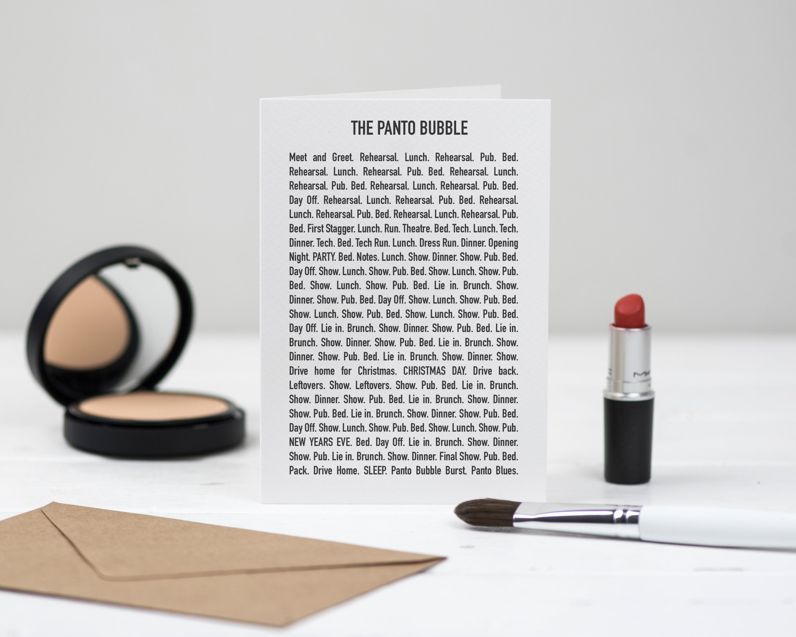 The Panto Bubble Pantomime Greeting Card - Etsy UK