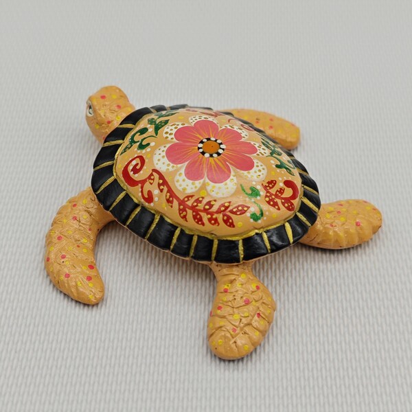 Sea Turtle-blue Turtle Sculpture-resin Sea Turtle-small Resin Turtle ...