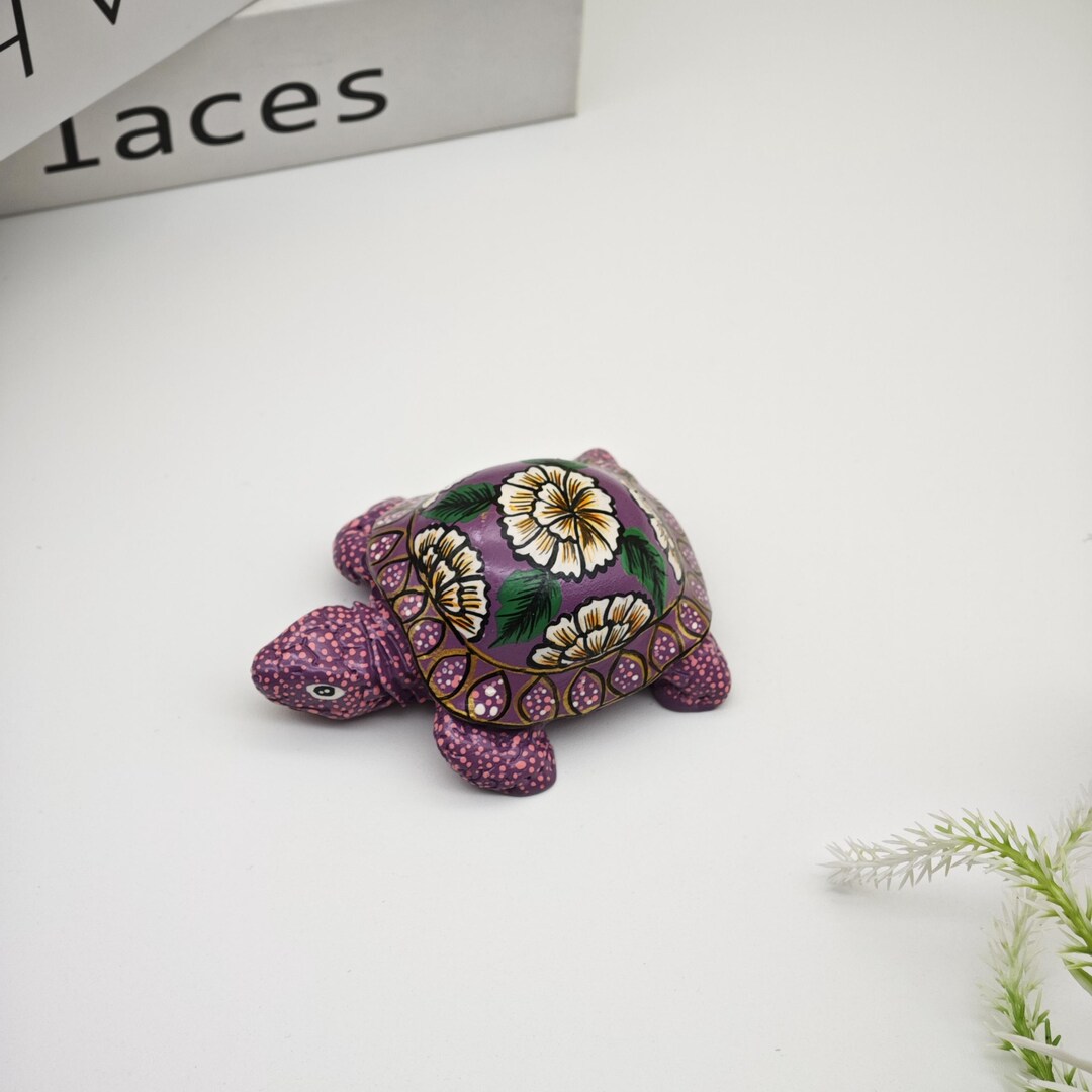 Turtle Statue-unique Turtle Resin Decor-turtle Collectible-handmade ...