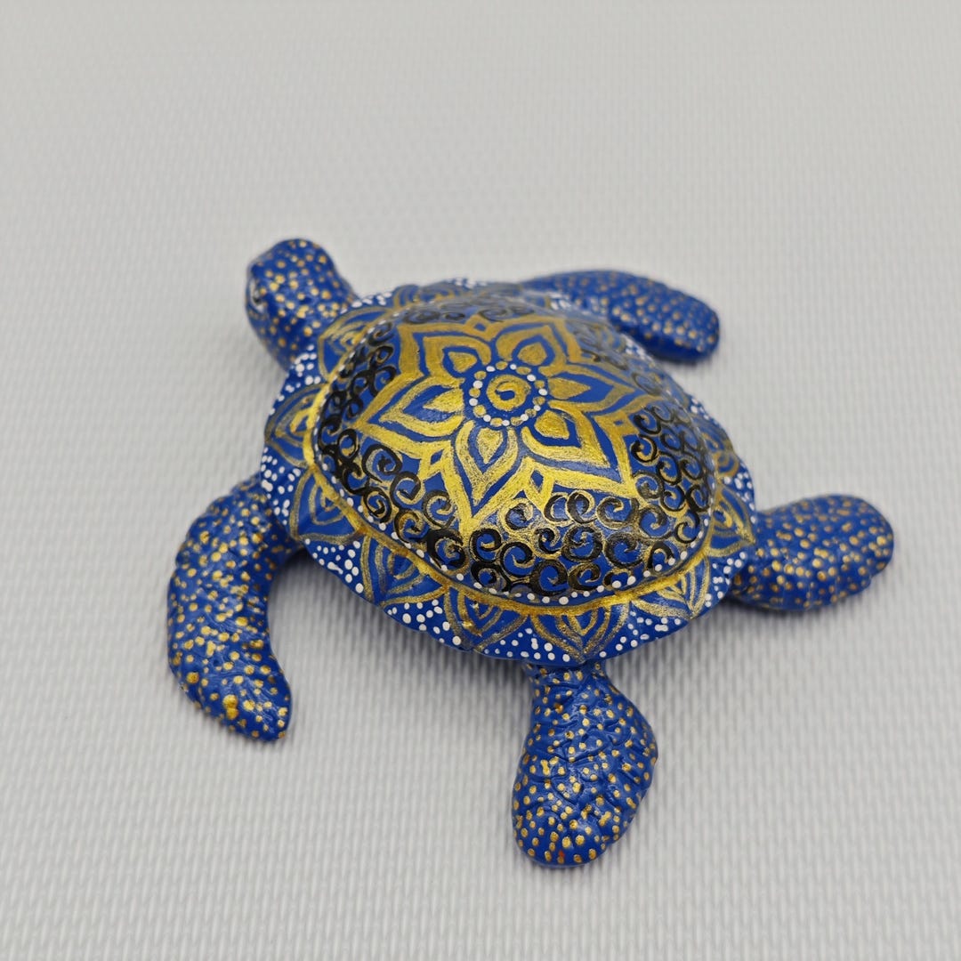 Sea Turtle Ornament-stunning Turtle Statue-turtle Sculpture-resin Sea ...