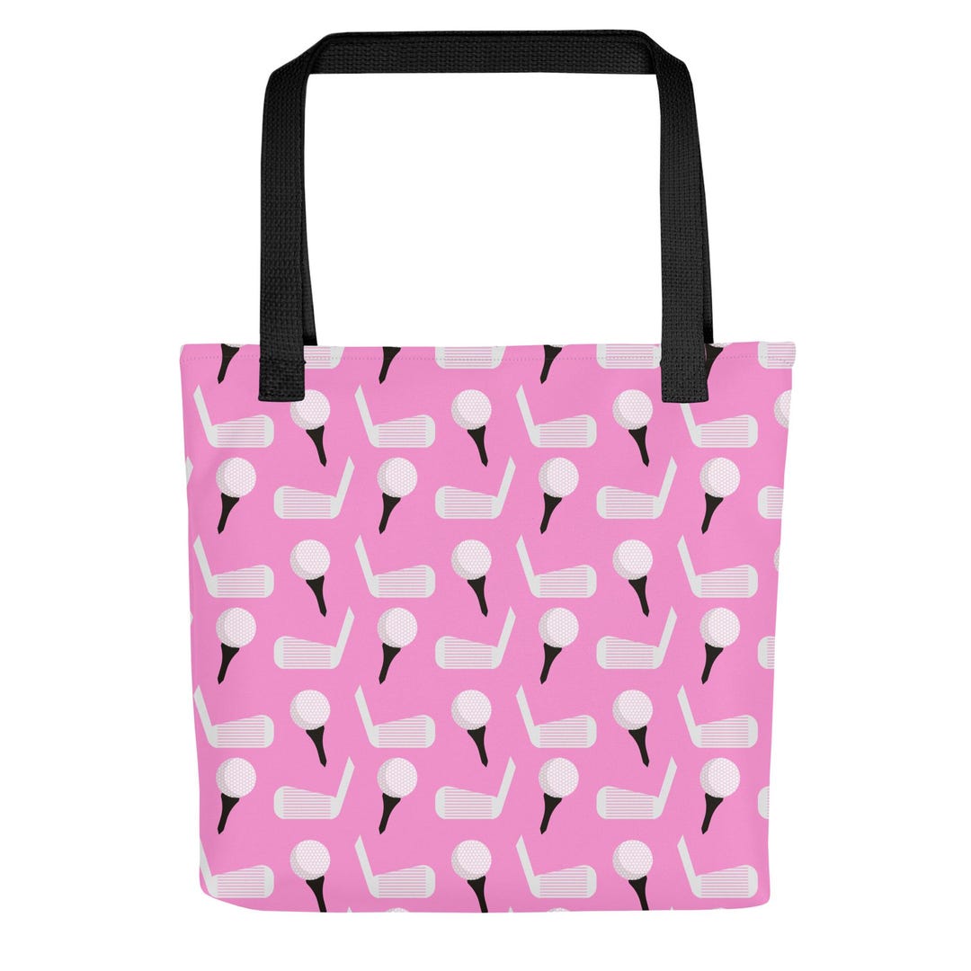 Golf Pattern (pink) Tote Bag - Etsy