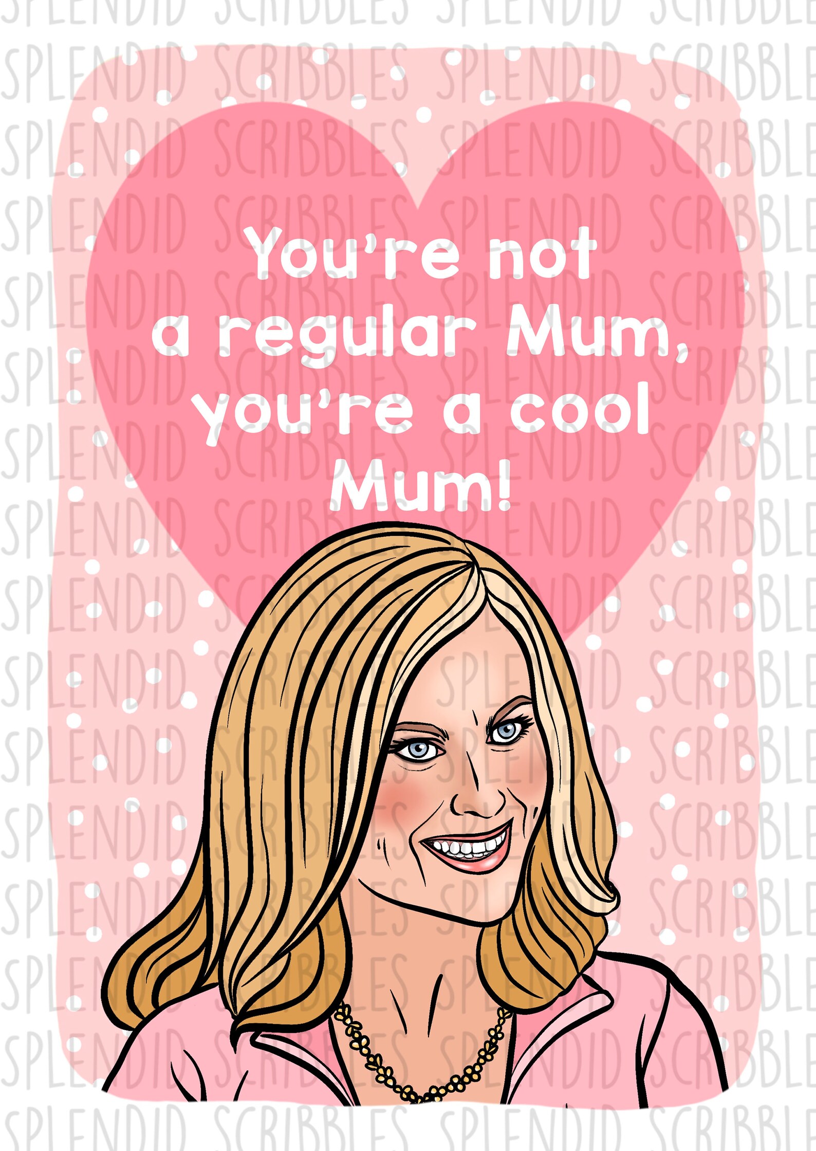 Mean Girls Mothers Day A6 Greeting Card Cool Mum Card Mum Etsy
