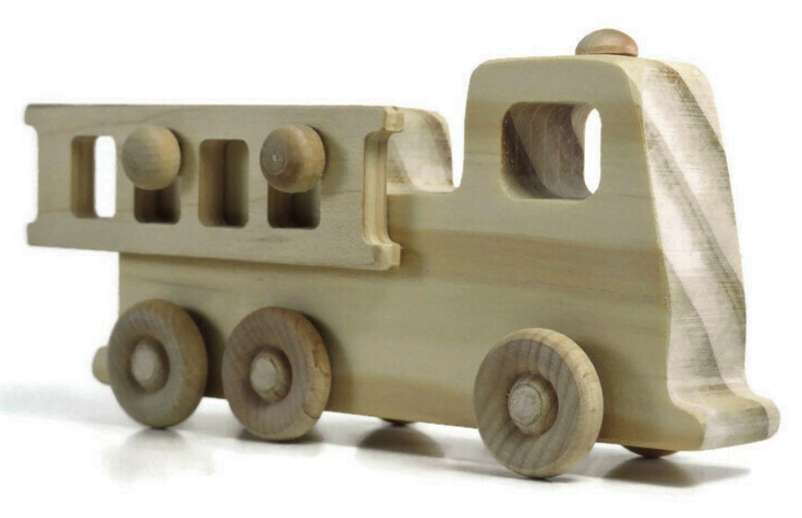 Wood Toy Fire Engine - Etsy
