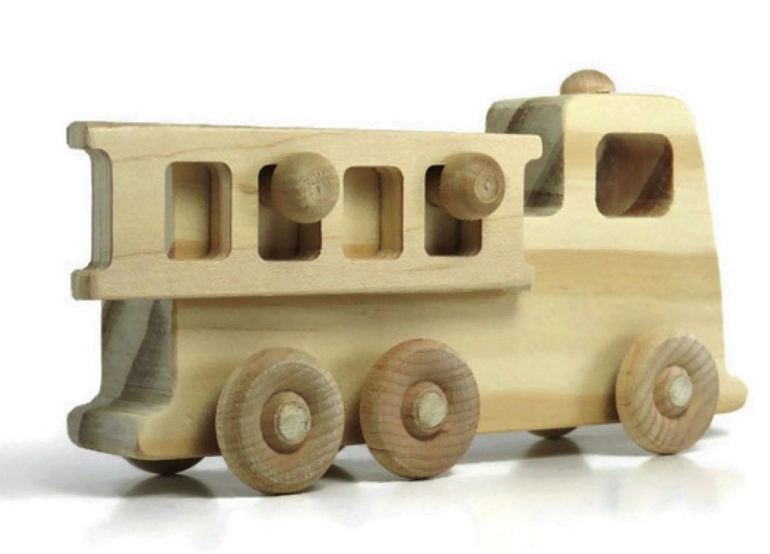 Wood Toy Fire Engine - Etsy